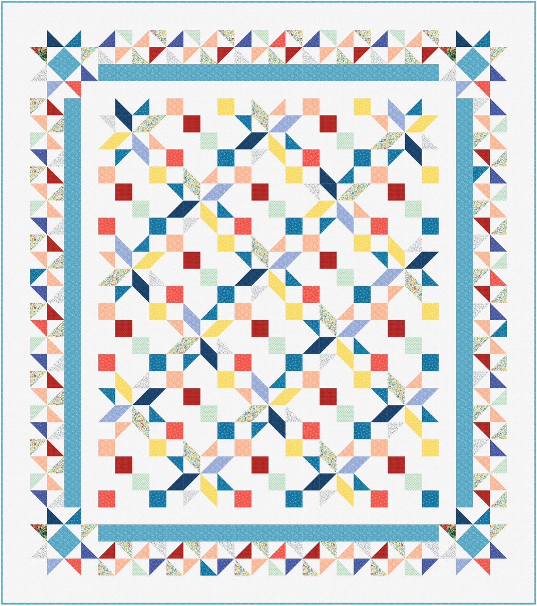Fresh as a Daisy Quilt Pattern (digital Download) - Etsy