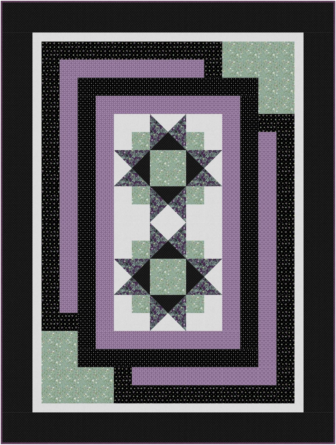 Smoke and Mirrors Lap Quilt Pattern (digital Pattern) - Etsy