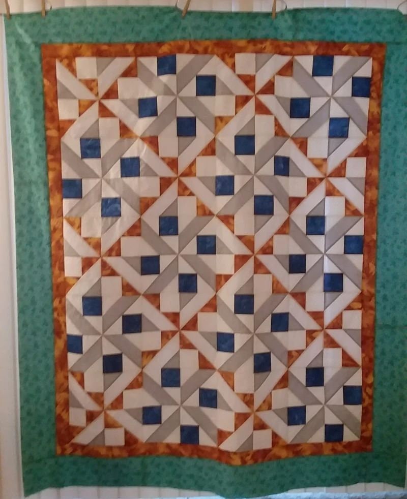 Carnation Duet Throw Quilt (digital Pattern) - Etsy