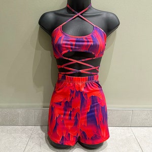 Womens Festival Playsuit, Rave Wear, Romper, Cut Out Playsuit, Festival ...