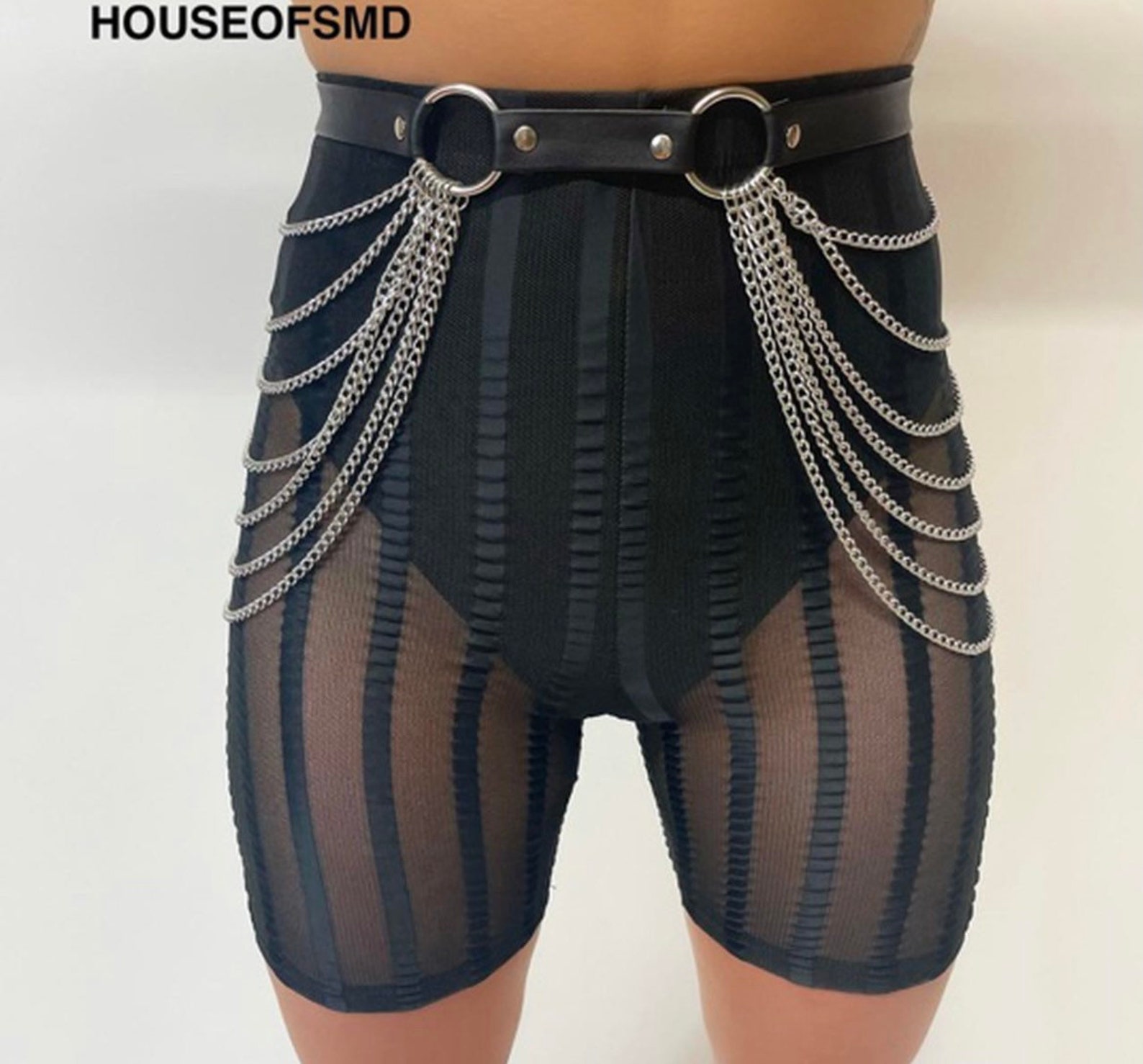 Mesh Stripe Shorts Festival Shorts Black Mesh Shorts Stripe | Etsy