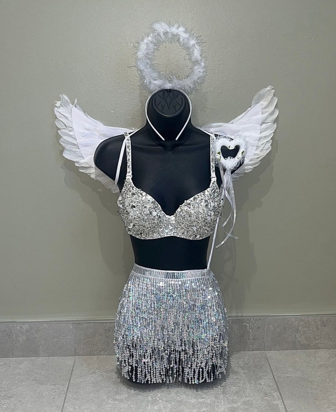 Angel Outfit, Angel Costume, Angel Halloween Outfit, Halloween Costume ...