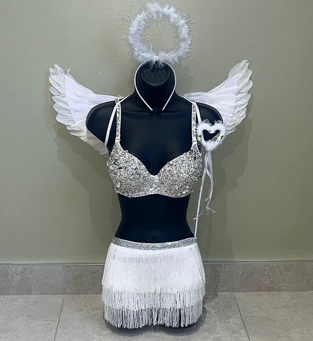 White Angel Costume Angel Costume Halloween Outfit - Etsy