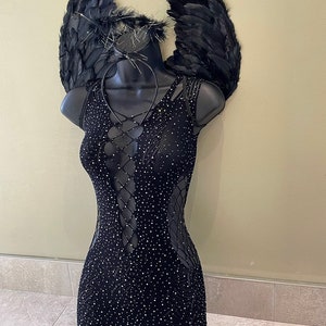 Dark Angel, Fallen Angel, Angel Outfit, Rave Outfit, Fishnet Dress ...