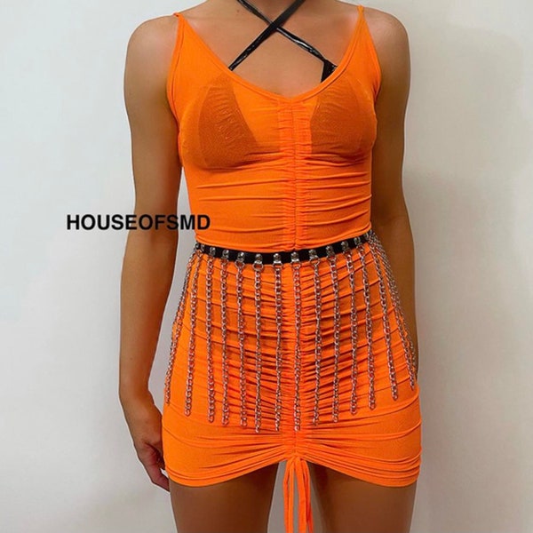 Neon Dress - Etsy UK