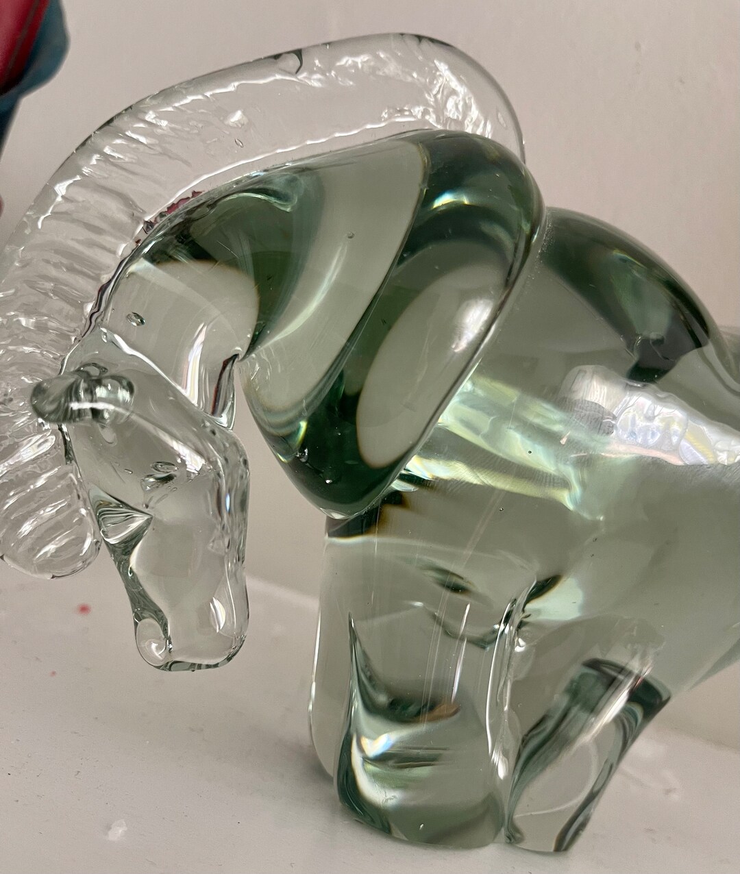 Ngwenya Glass Horse or Zebra Light Green Also Crystal Boar Pig - Etsy