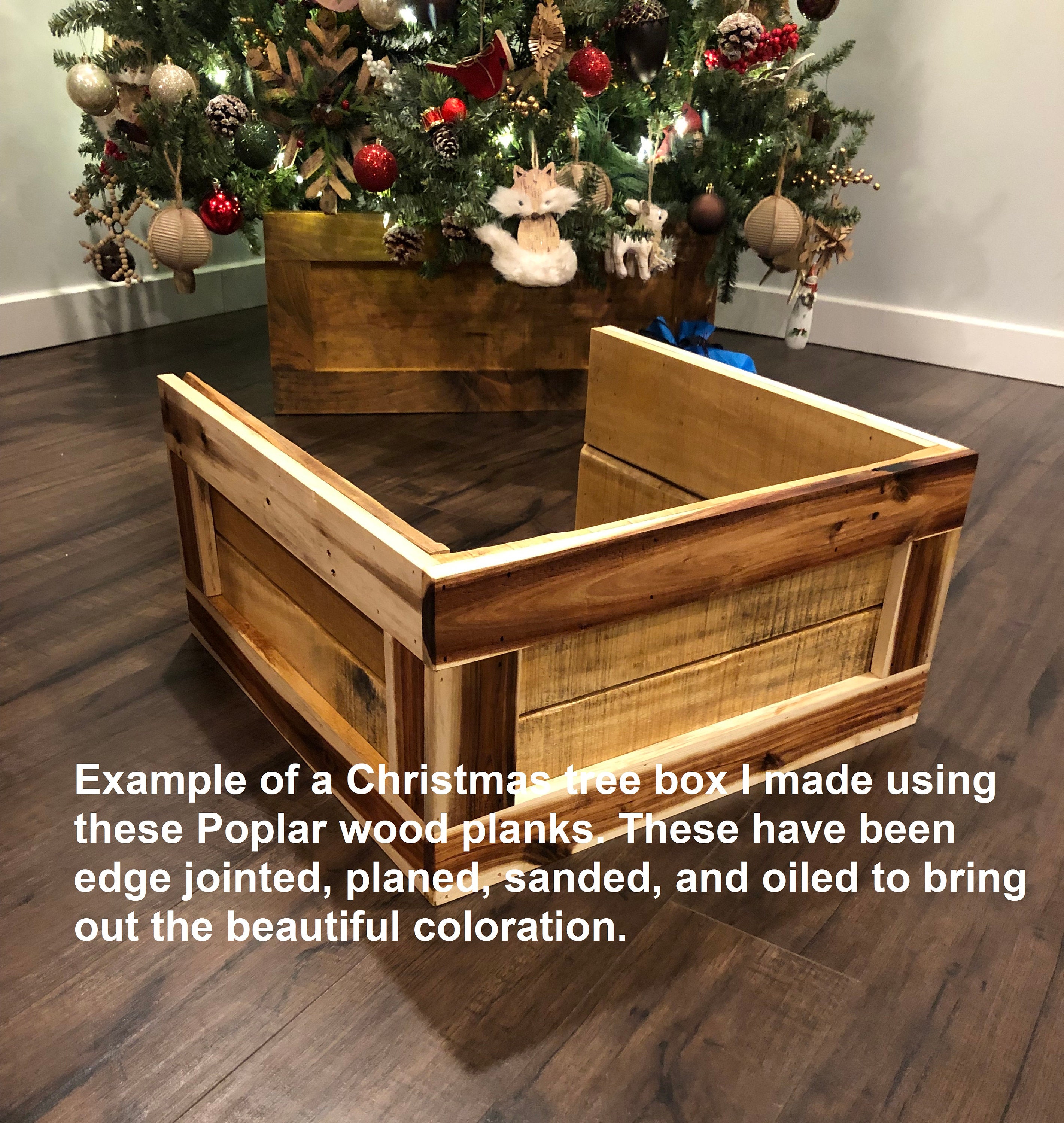 Reclaimed Wood Planks Poplar Heartwood Eight (8) Boards 18.5" Long ...