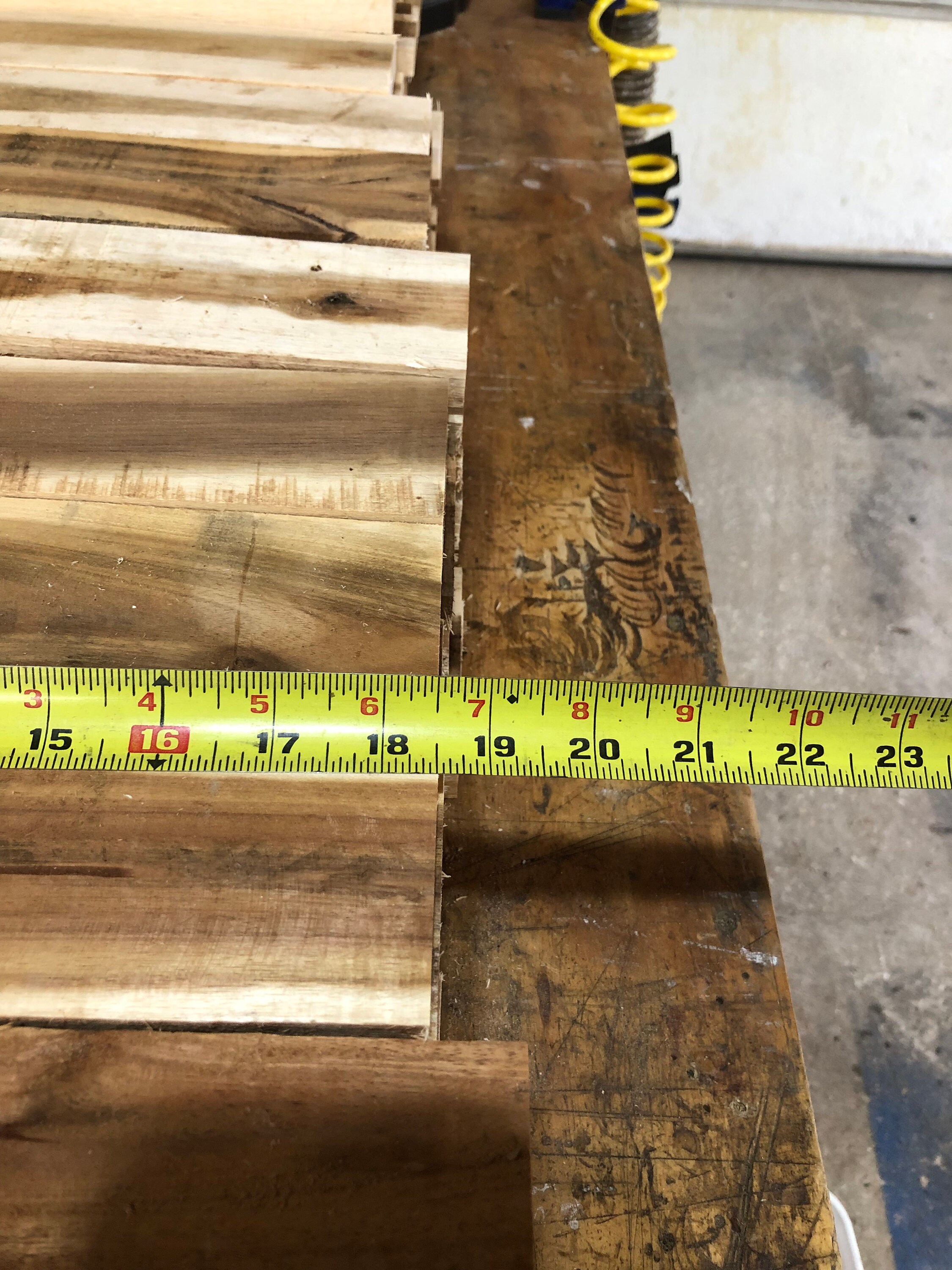 Reclaimed Wood Planks Poplar Heartwood Eight (8) Boards 18.5" Long ...