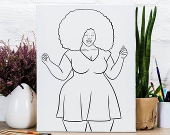 Plus Size Woman Art - Etsy