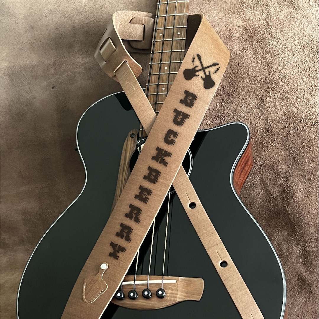 Custom Guitar Strap: Perfect Anniversary Gift for Him - Personalize ...