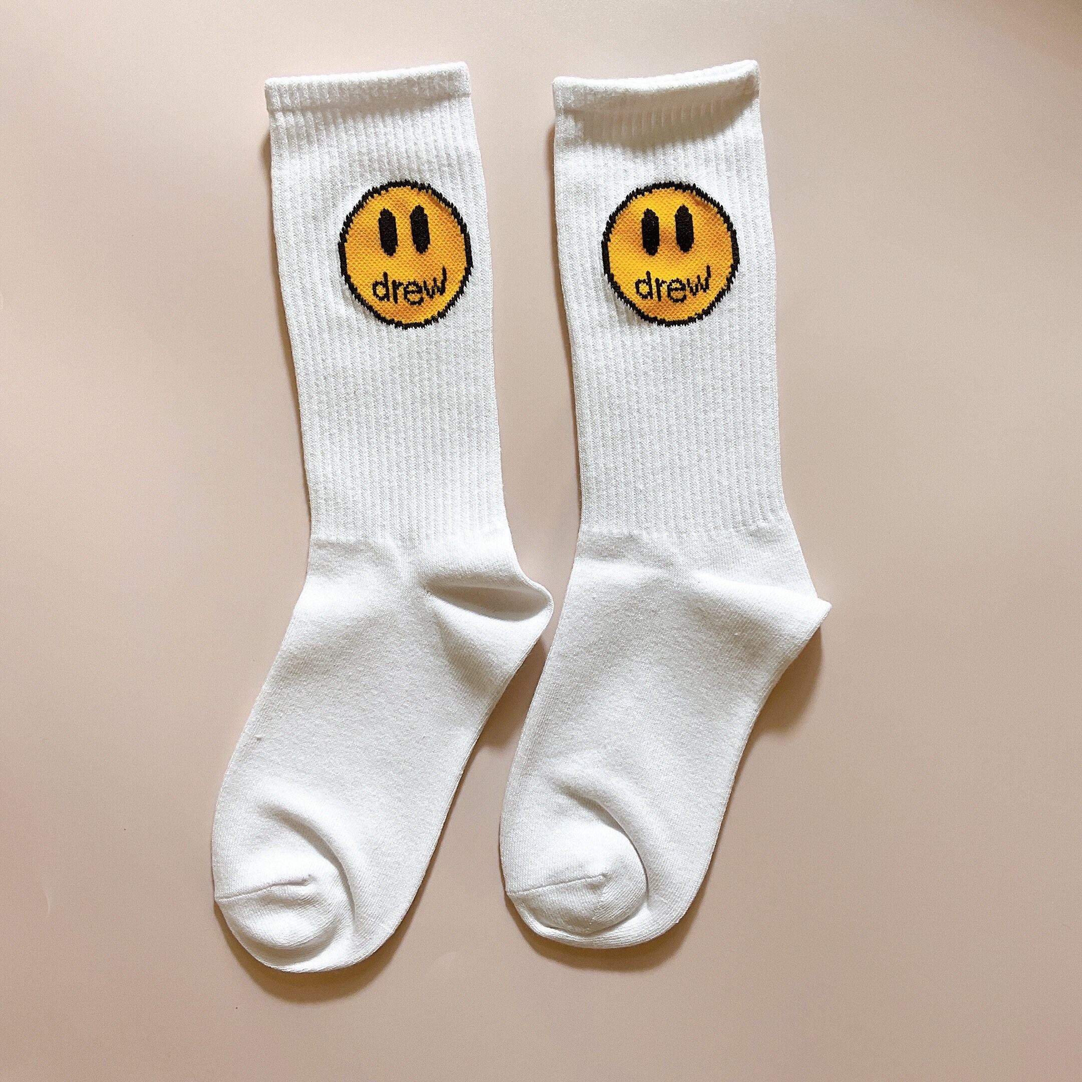 Justin Bieber Middle Socks Drew House Socks Cotton Socks - Etsy