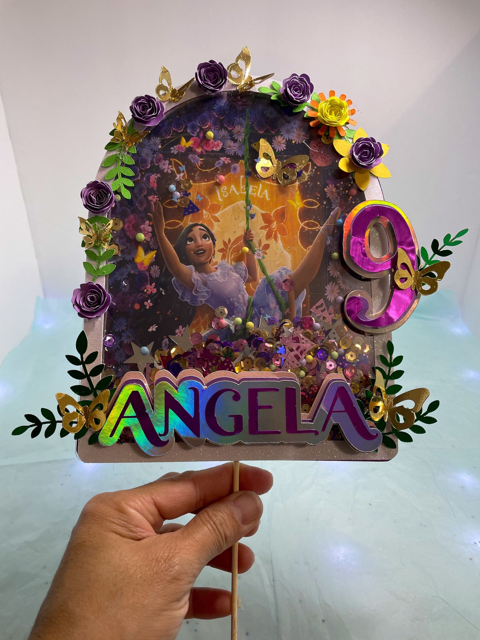 Cake Topper Isabella Encanto Isabella Flores Cake Topper - Etsy España