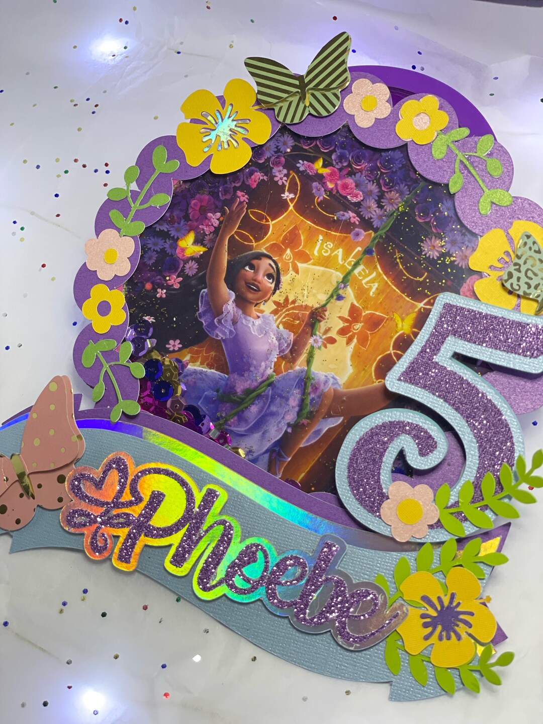 Cake Topper Isabella Encanto Party Decor Birthday Isabella - Etsy