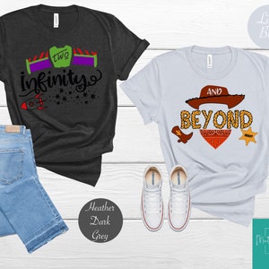 TWO INFINITY SHIRT - Two Infinity and Beyond - Couple Matching Shirts ...