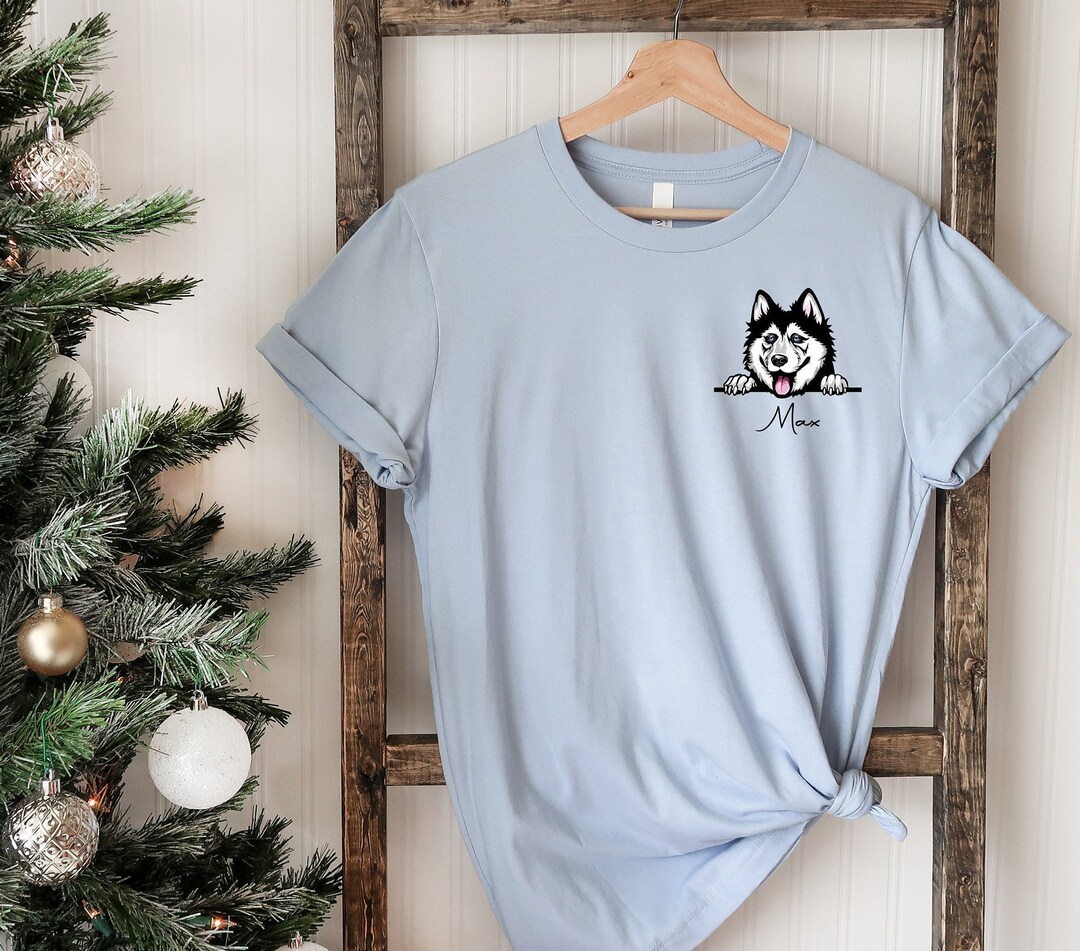 Custom Pet Shirt Pet Photo + Name Custom Dog Shirt Personalized Dog ...