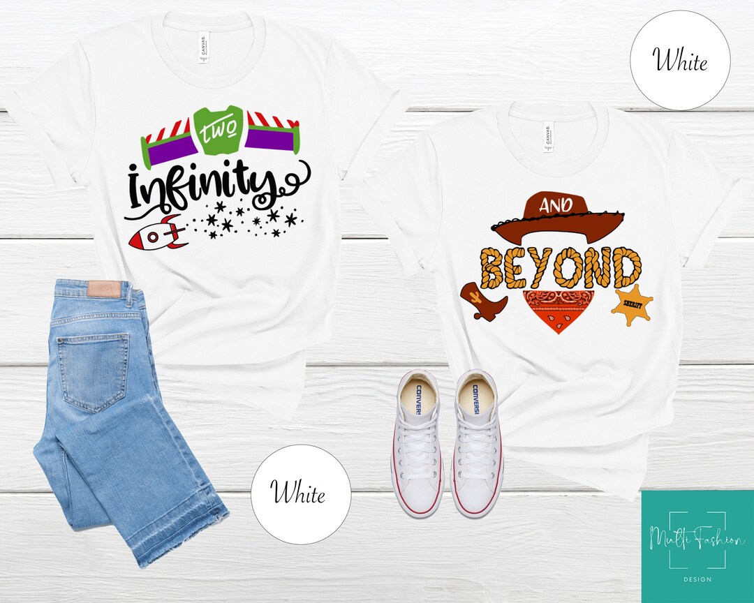 TWO INFINITY SHIRT - Two Infinity and Beyond - Couple Matching Shirts ...