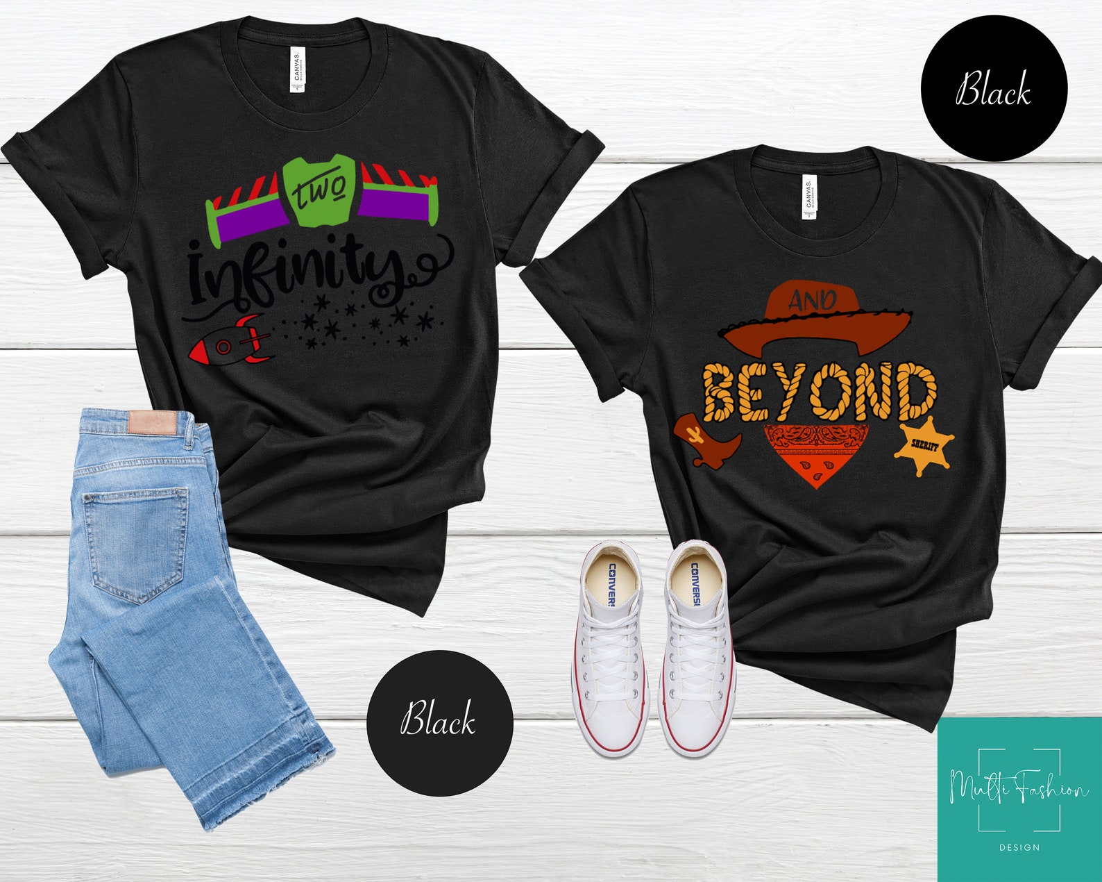 TWO INFINITY SHIRT Two Infinity and Beyond Couple Matching - Etsy