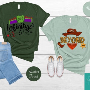 TWO INFINITY SHIRT - Two Infinity and Beyond - Couple Matching Shirts ...