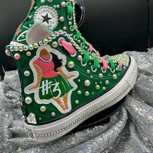 Greek'd Up- Custom Converse-adult - Etsy