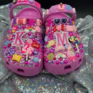 Candy Girl Themed Inspired Custom Crocs - Etsy