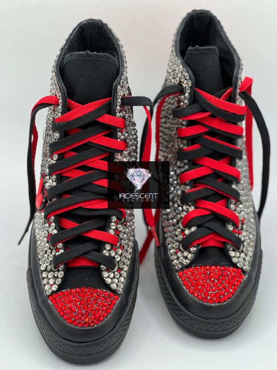 Custom blinged Out Converse-adult - Etsy