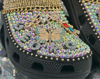 Blinged Out Crocs - Etsy
