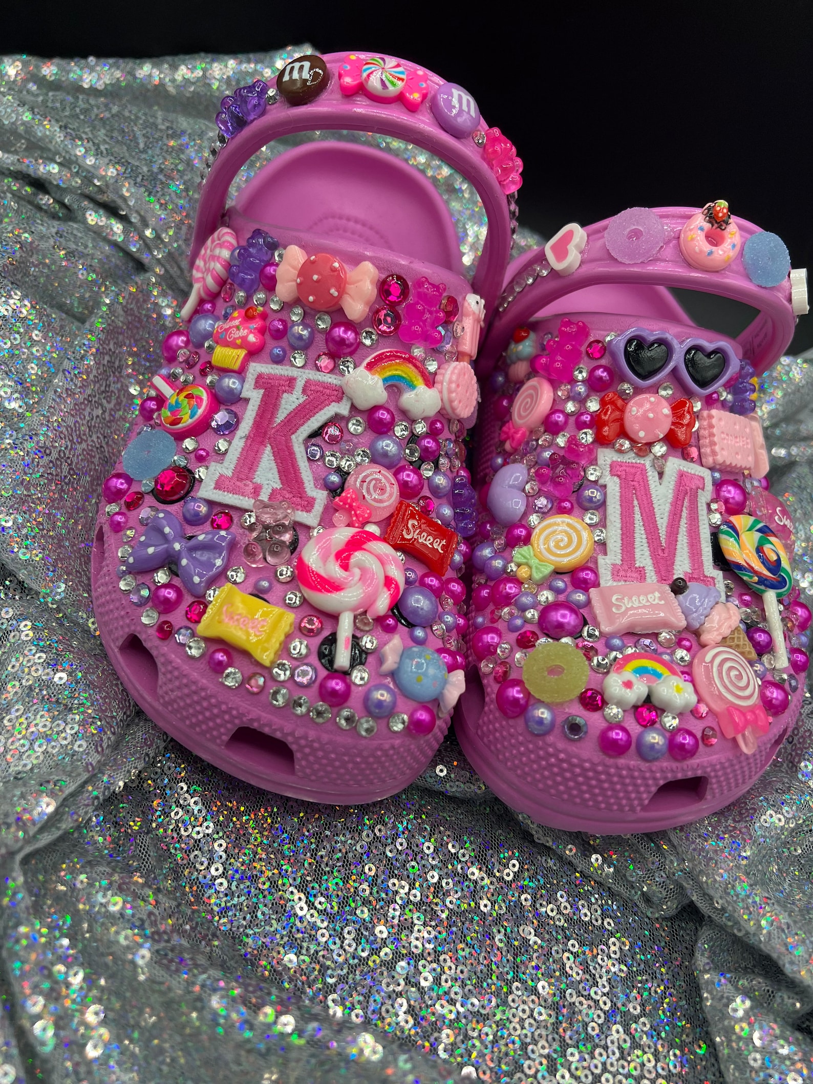 Candy Girl Themed Inspired Custom Crocs - Etsy