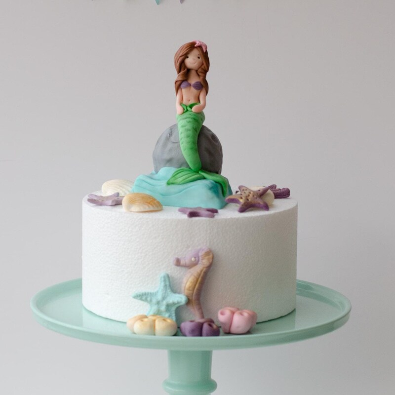 Mermaid Cake Topper - Etsy