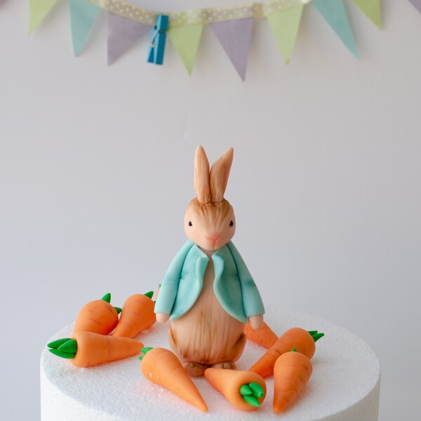 Rabbit Cake Topper - Etsy