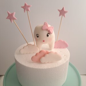 First Tooth Cake Decoration Baby First Tooth Party Cake - Etsy