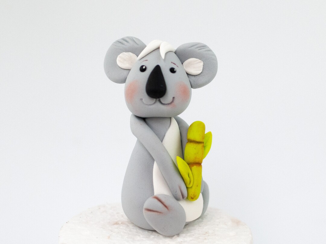 Koala Cake Topper, Jungle Toppers, Safari Party Decoration, Birthday ...