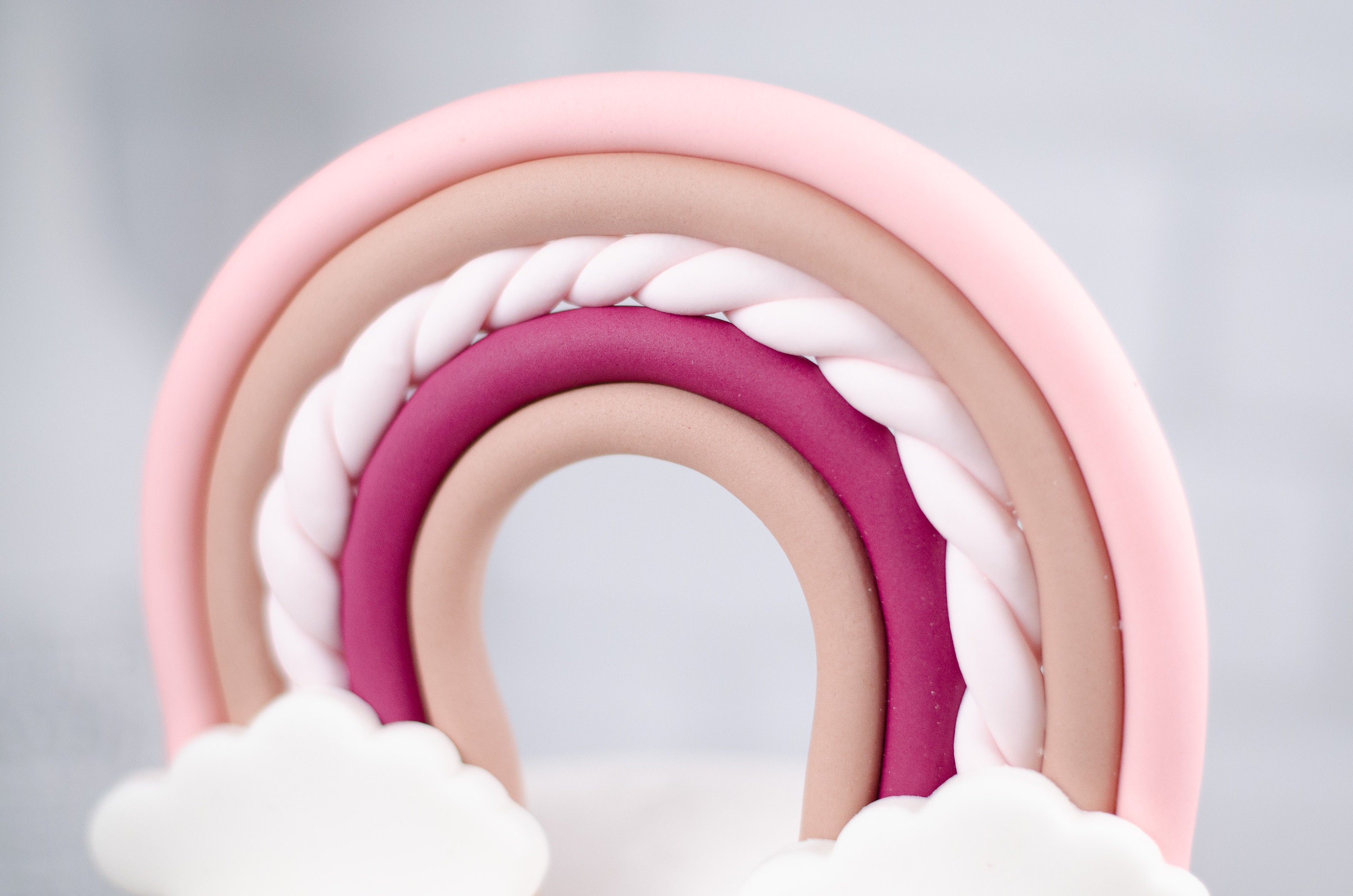 Rainbow Cake Topper Unicorn Cake Topper Girl 1st Birthday - Etsy