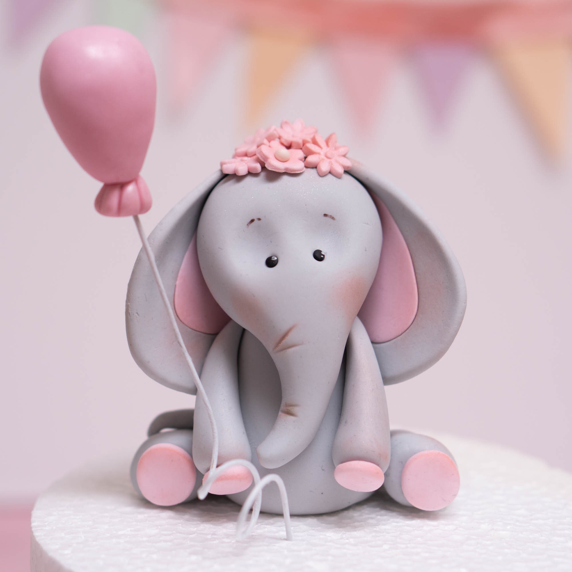 Elephant Cake Topper Jungle Cake Topper Fondant Stars - Etsy