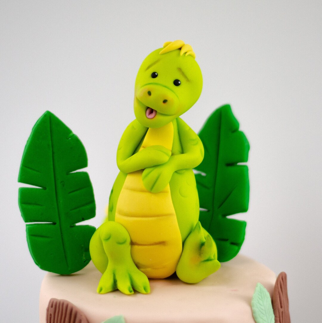 Green Dragon Cake Topper Edible Decorations for Fairy Dragon - Etsy