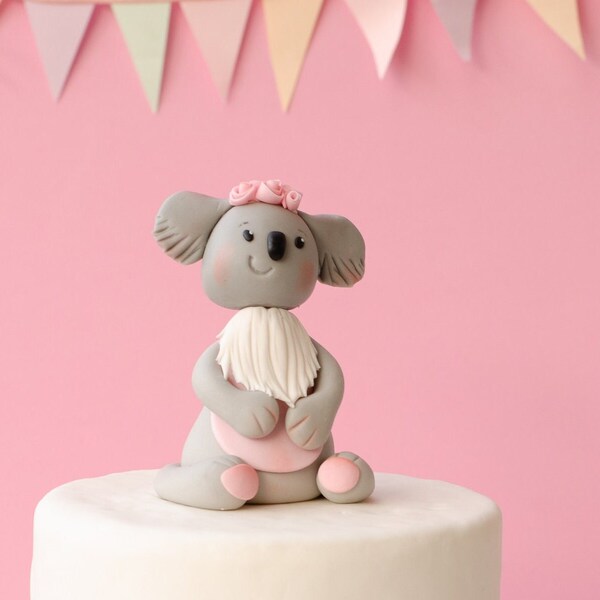 Koala Cake Topper - Etsy