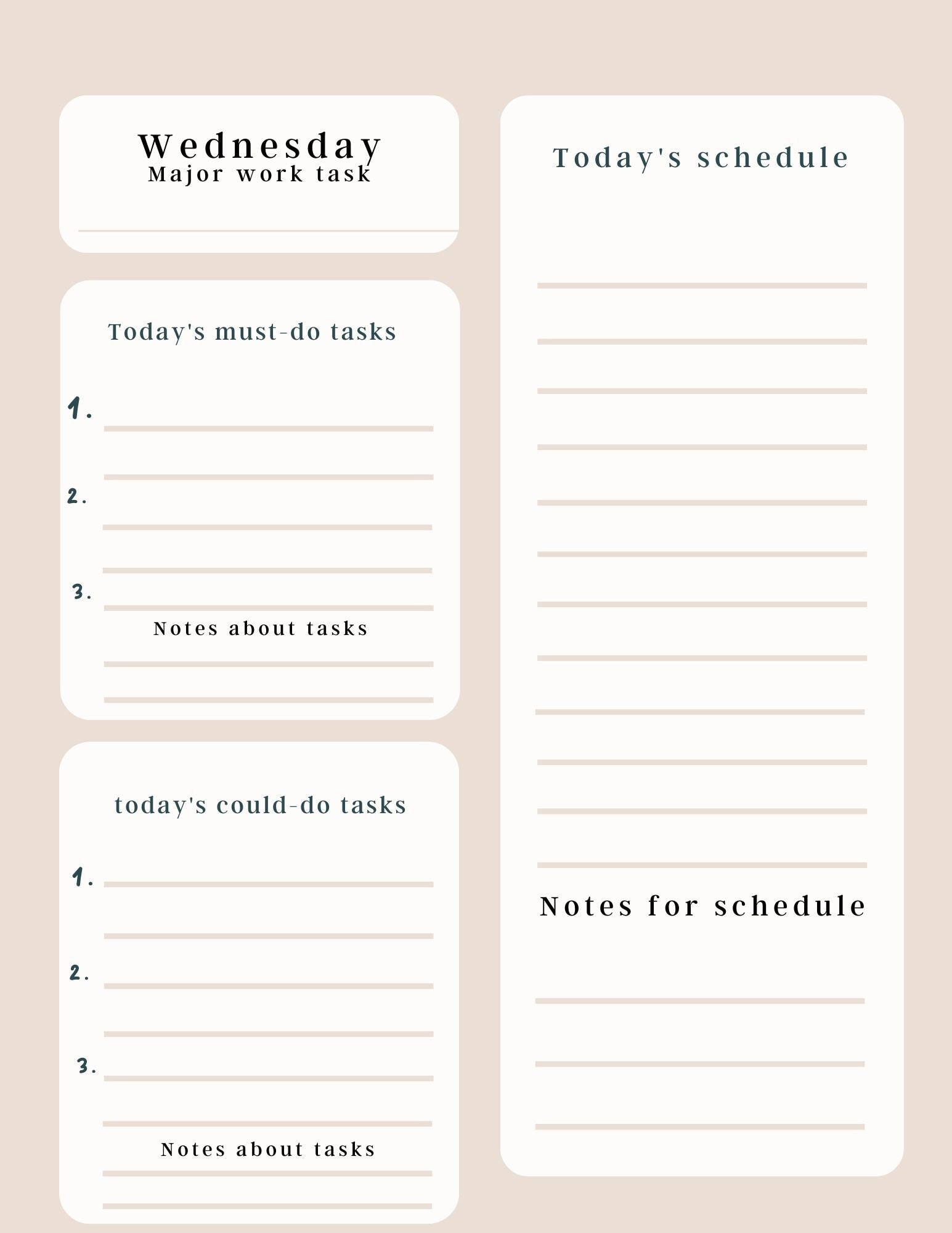 Weekly Planner Editable in Canva - Etsy