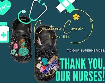 Personalized Nurse Crocs - Etsy