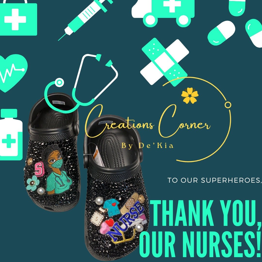 Nurse Crocs - Etsy