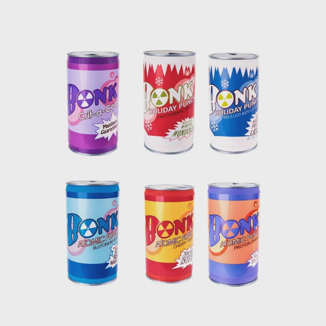 TF2 BONK! Prop Replica Atomic Punch & Crit-a-cola Team Fortress 2 Scout ...