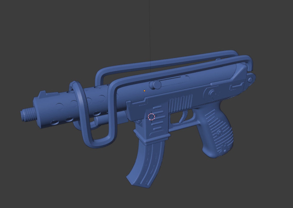 Tec9 Stl 3d Model 3d Printing Uzimatic Tec-9 Gun Replica Prop - Etsy ...