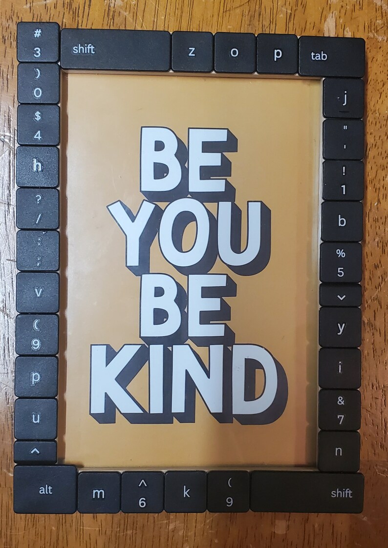 E-waste Recycled Laptop Key Photo Frame - Etsy