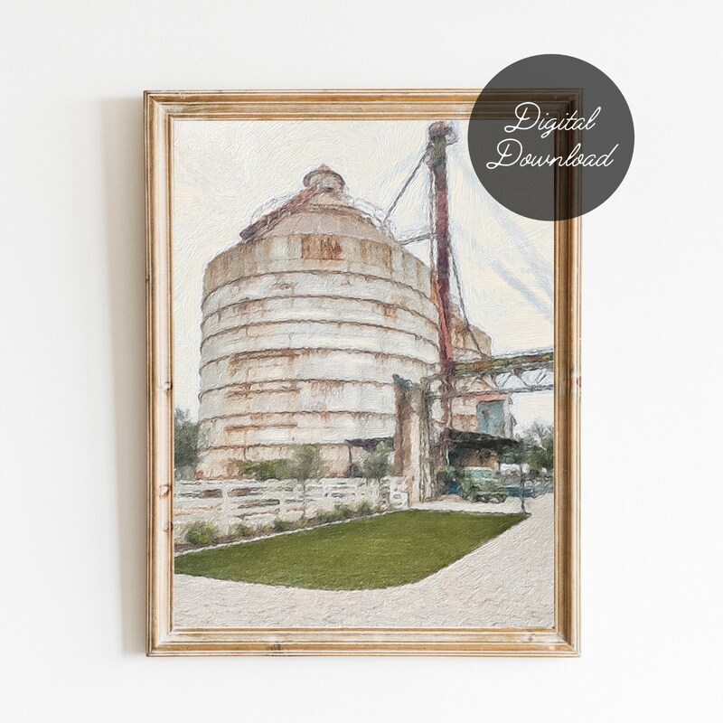 Silos Digital Print - Etsy