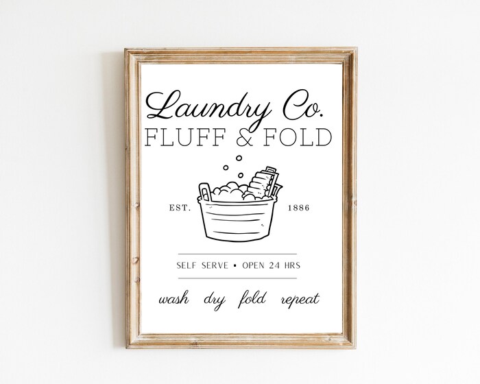 Laundry Signs - Etsy