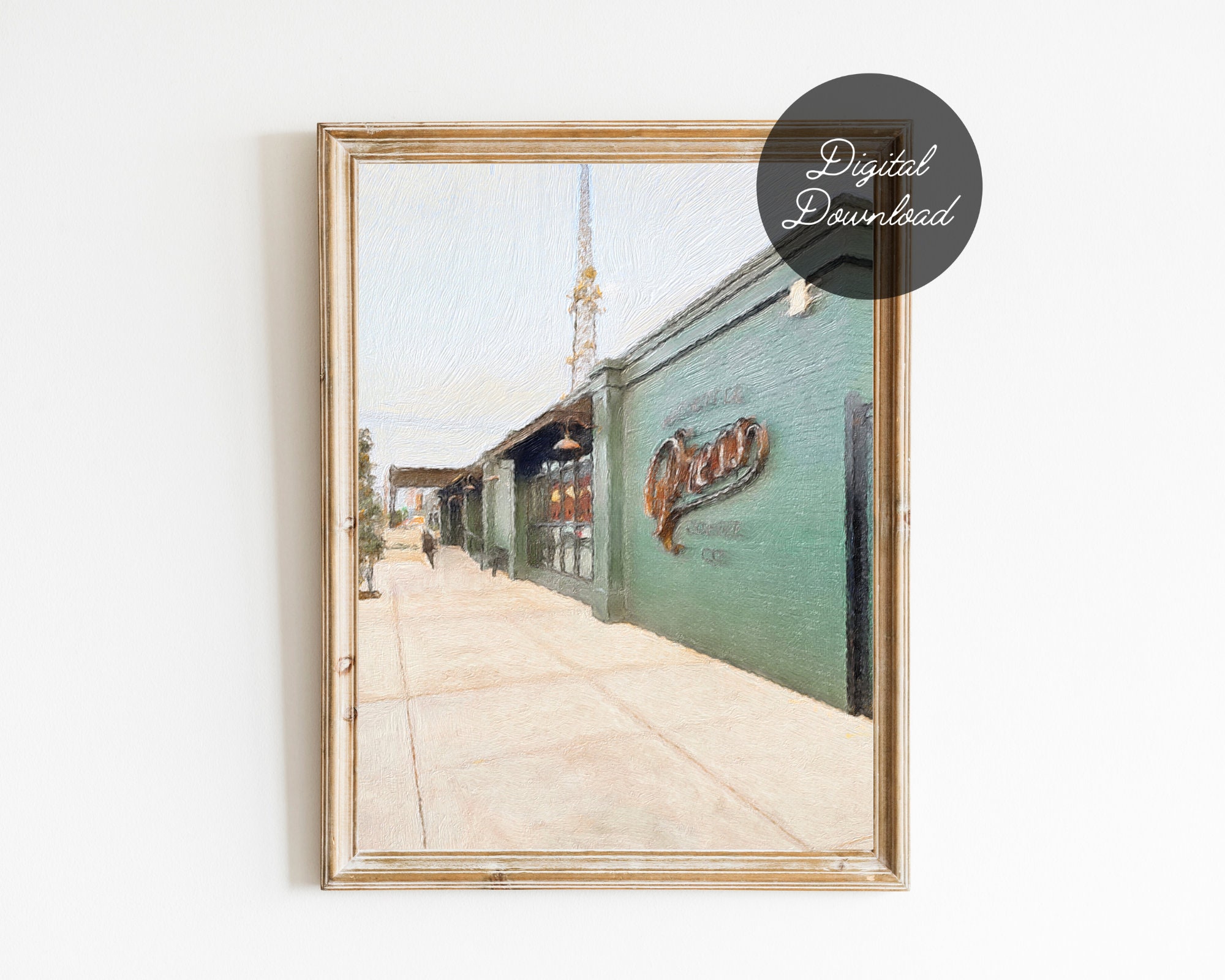Magnolia Press Waco Texas Digital Painting Printable | 8x10 Digital ...