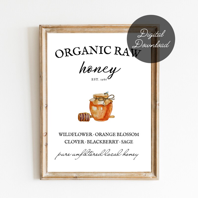 Honey Sign - Etsy