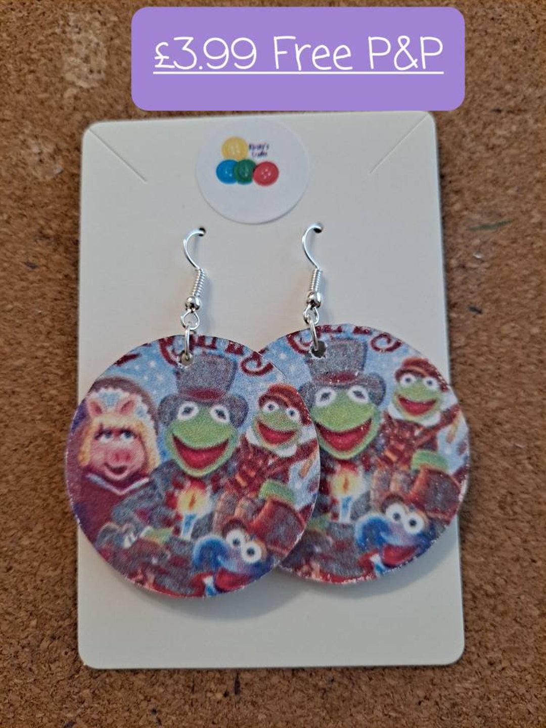 Eco Friendly Disney Muppet Earrings in Many Different Designs - Etsy