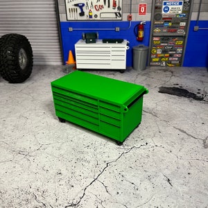 Scale Garage Tool Box 1/10 Tool Box Diorama and Trash Can - Etsy