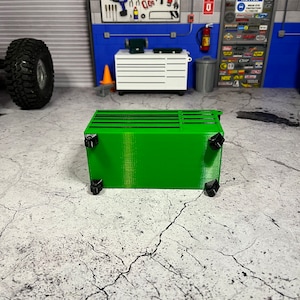 Scale Garage Tool Box 1/10 Tool Box Diorama and Trash Can - Etsy