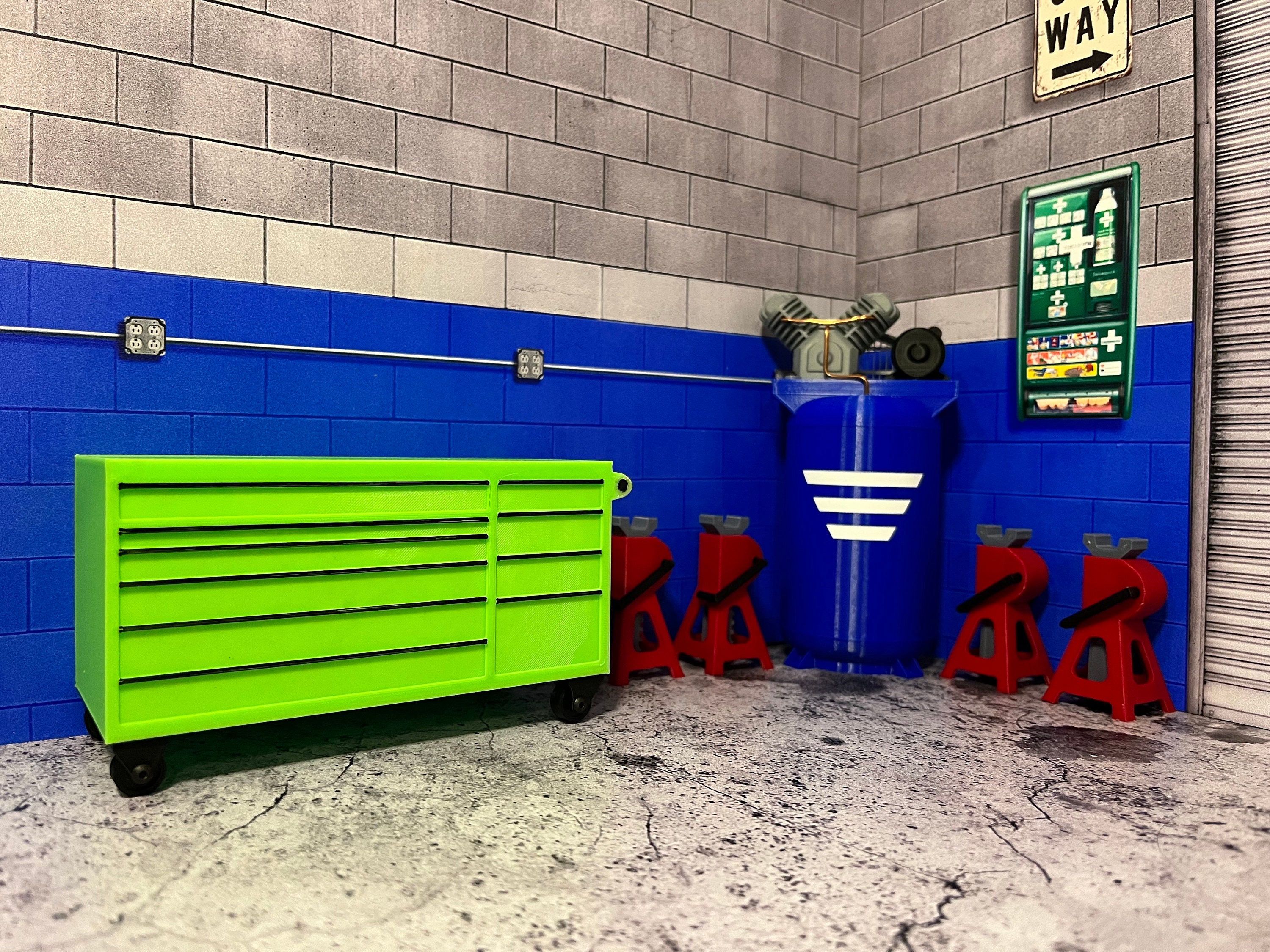 Scale Air Compressor 1/10 Scale Garage Air Compressor Scale Diorama Air ...