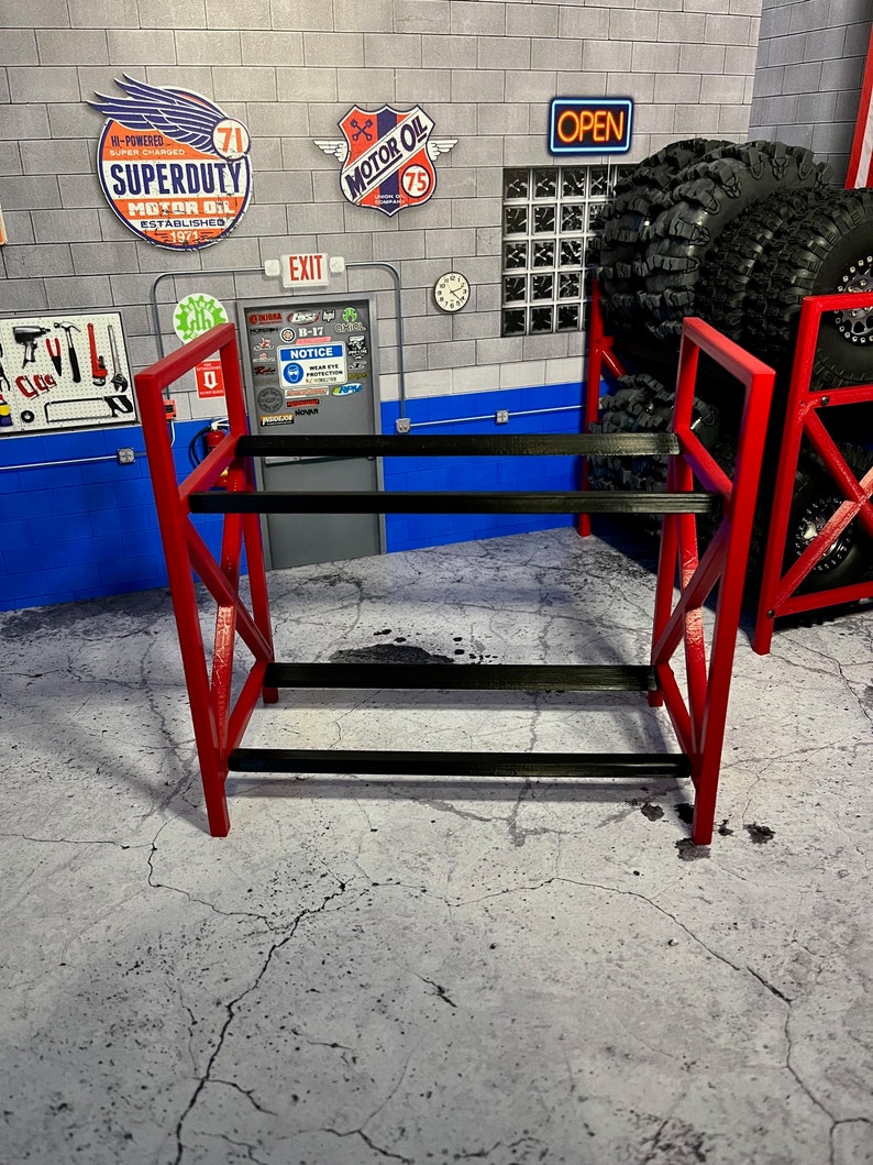 1/10 & 1/24 Scale RC Tire Racks (crawler and Touring/drift Arrma Grom ...